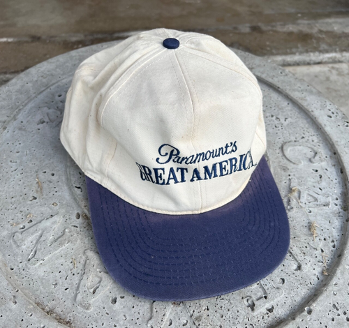 Paramount's GREAT AMERICA (Amusement Park) Baseball Cap Hat Adj. Men ...