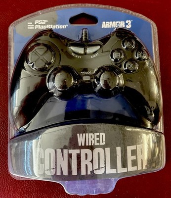 Armor 3 PS2 Wired Controller (Black) 6 ft cable D-pad Playstation 2 | eBay
