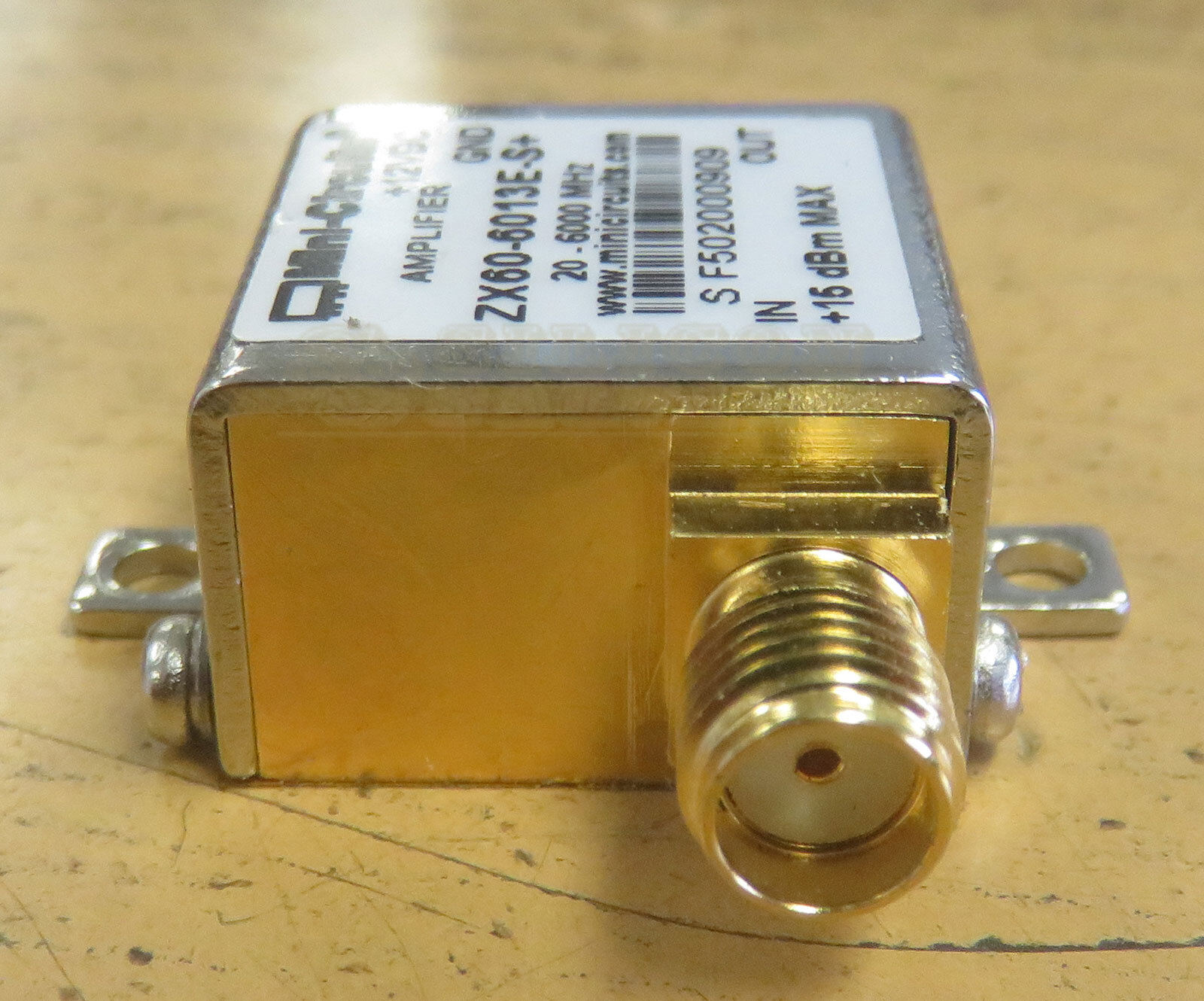 Lot 100 Mini-Circuits ZX60-6013E-S+ 20-6000MHz SMA RF Coaxial Amplifier ...