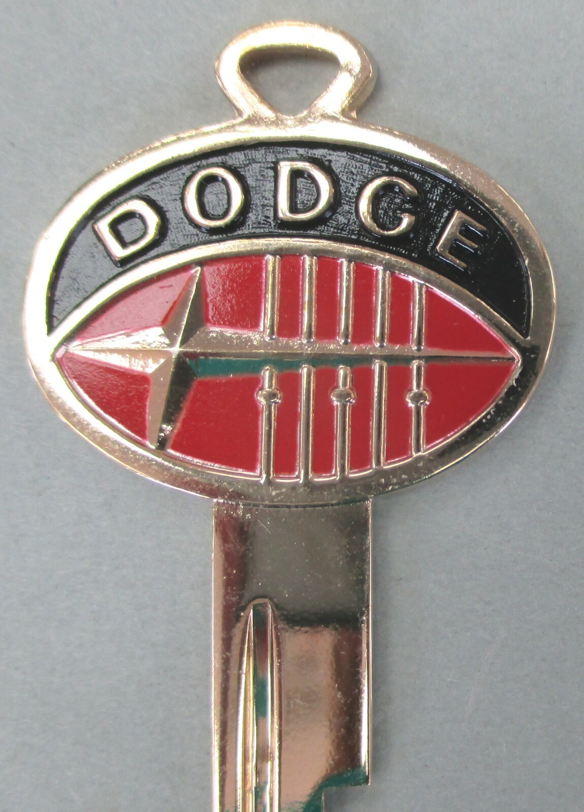 Vintage Dodge Yellow Gold Large Head Key Red/Black 1962 1963 1964 1965 ...