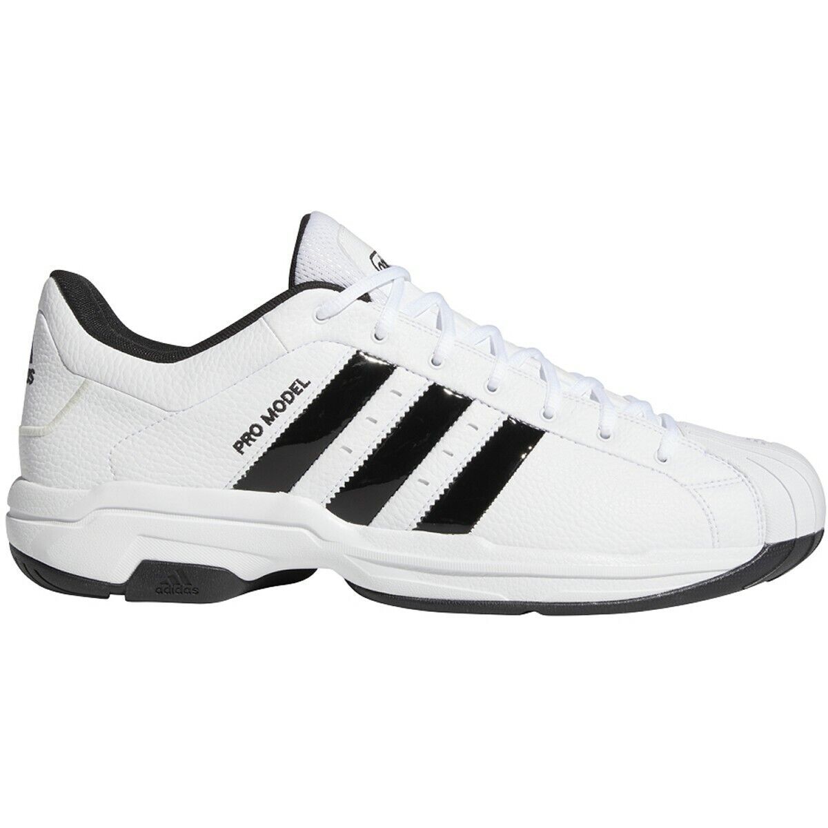 Size 12 - adidas Pro Model 2G Low White Black for sale online | eBay