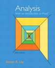 Analysis With An Introduction to Proof, 5th Edition - Hardcover - VERY ...