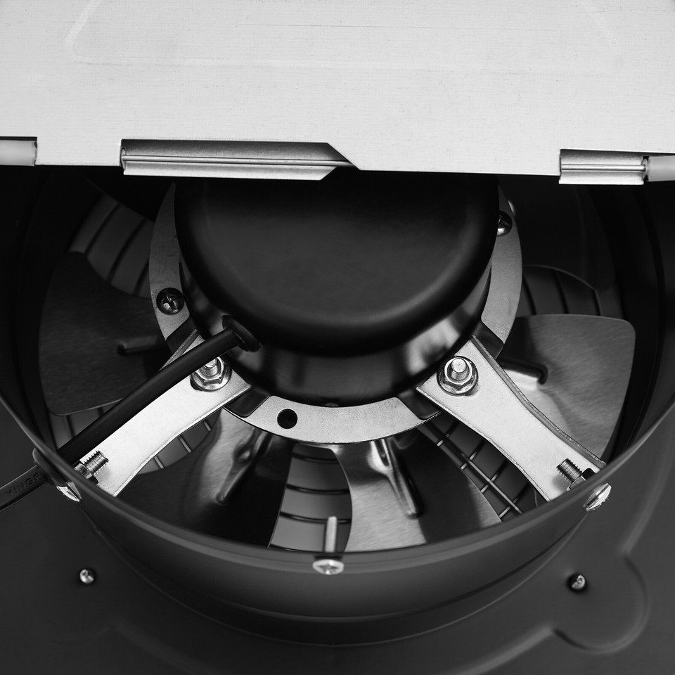 80W 500CFM Exhaust Fan Ventilation Fan Wall-mounted Exhaust Fan W/Mesh ...