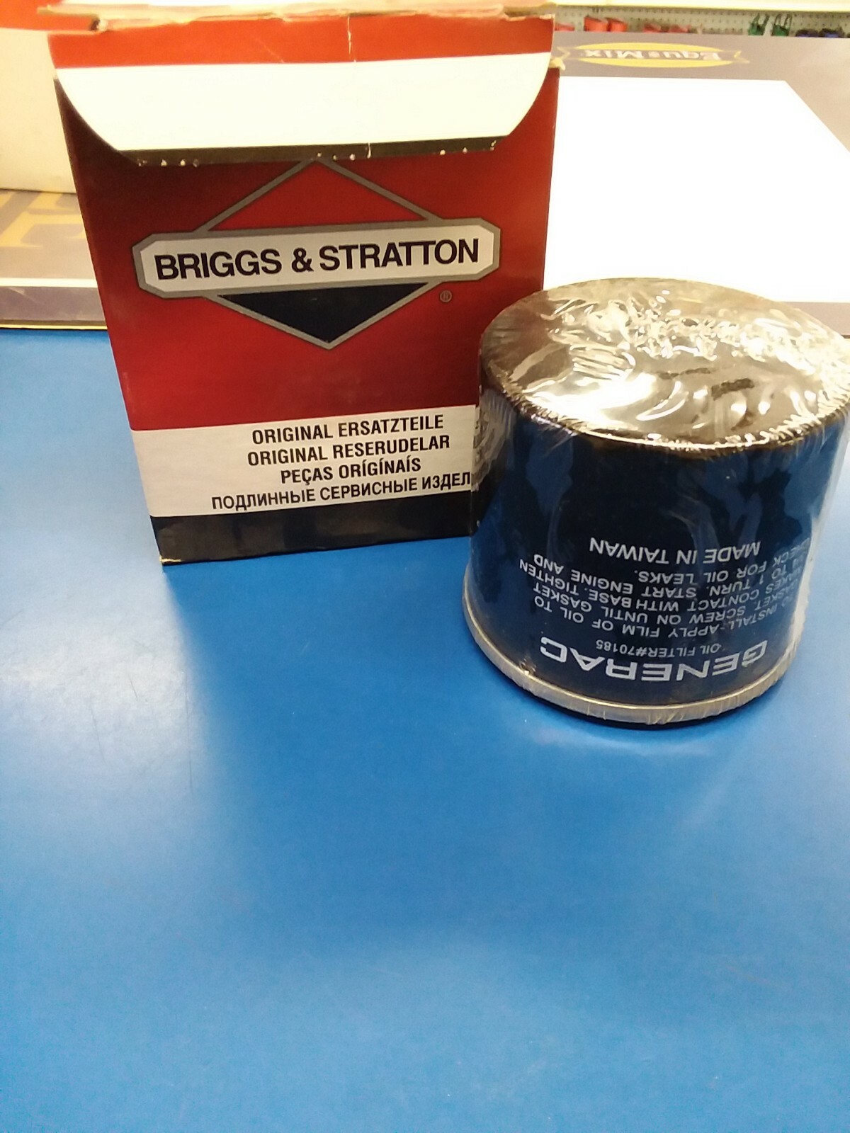2 Pack Genuine Briggs & Stratton 70185GS Oil Filter Fits Generac OEM ...