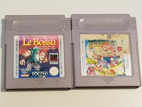 lot de deux jeu Super Marioo Land + LE BOSSU / QUASIMODO - Game Boy ...