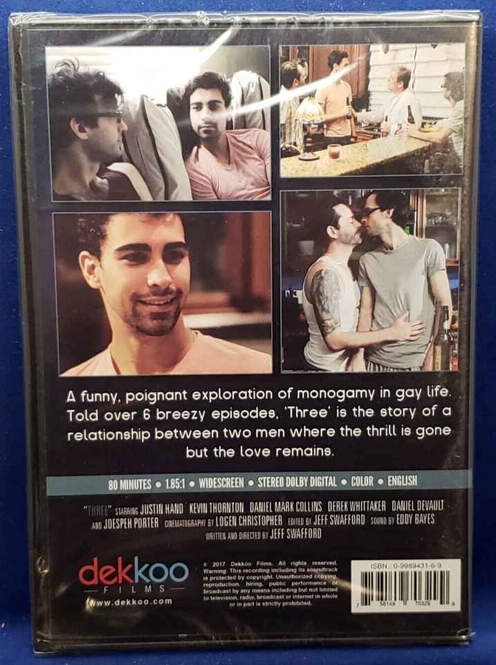 Three: The Series (DVD, 2016, Gay Interest) Justin Hand, Kevin Thornton ...
