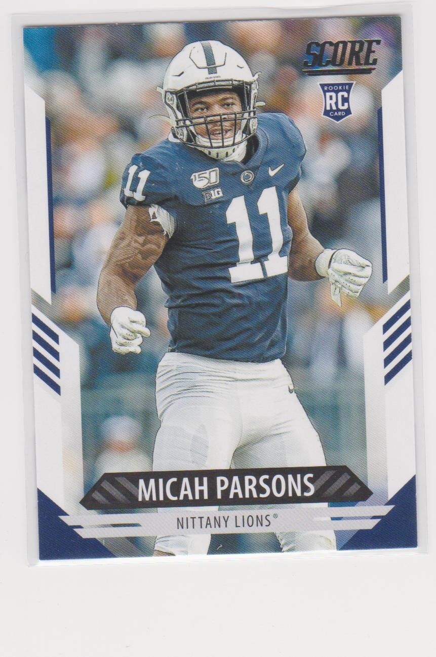 MICAH PARSONS PENN STATE UNIVERSITY 2021 SCORE ROOKIE CARD #350 | eBay