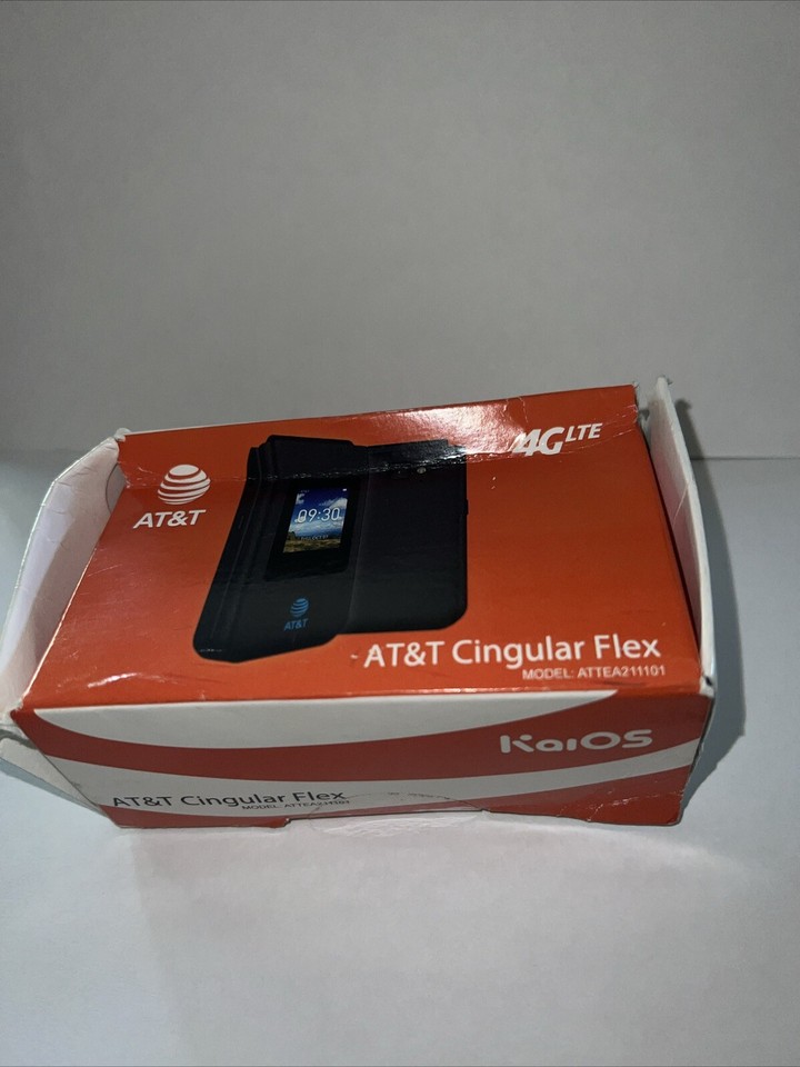 NEW in Box ATT Cingular Flex Easy to Use Senior Flip Phone - Gray ...