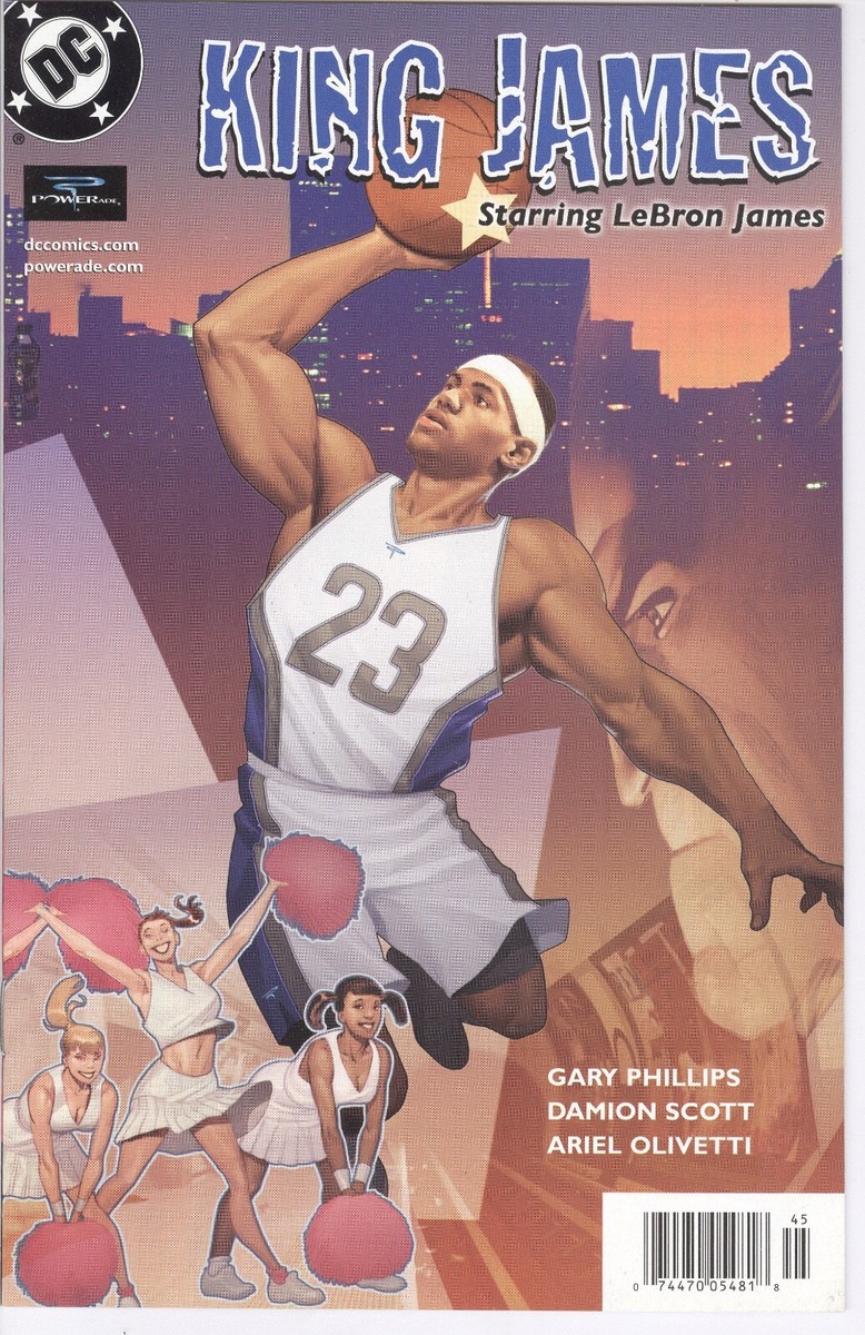 Lebron James Batman Comic 0702