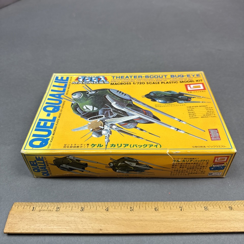 Vintage IMAI Macross 1/720th scale Quel-Quallie Theater Scout Bug Eye ...