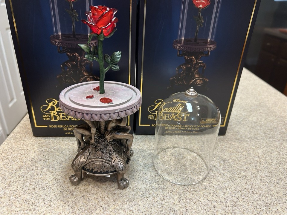 Disney Parks Beauty and the Beast Light-Up Enchanted Rose Replica ...