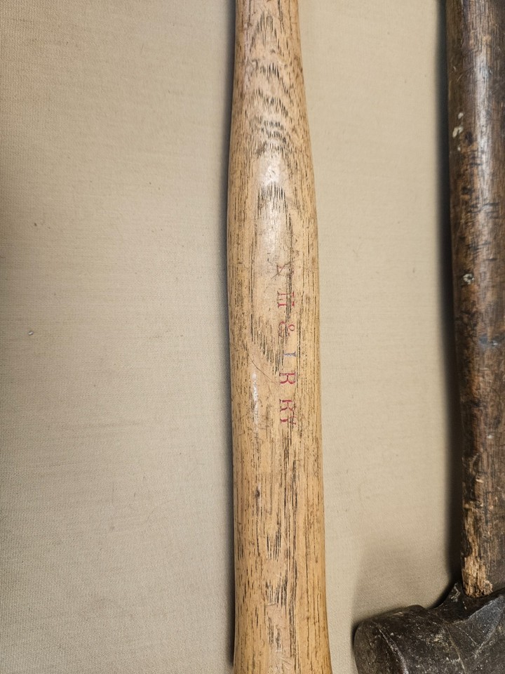Two ballpeen hammer RAILROAD marked P.R.R. & D.M. & IR. | eBay