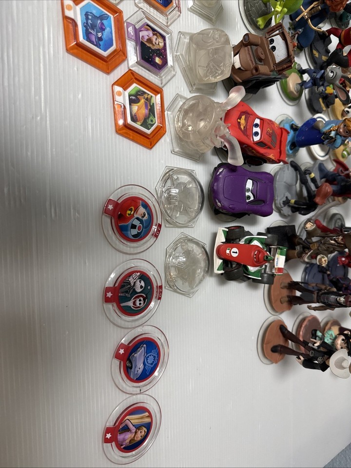 disney infinity Lot 1.0/2.0/3.0 Disney/pixar/marvel Figure Crystal Disk ...