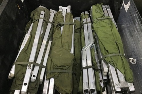 US Army Heavy Duty Folding Cot, NSN 7105-00-935-0422 / GOVERNMENT ...