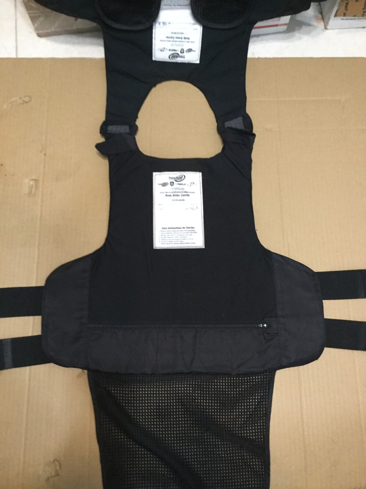 Surplus body armor lvl II bulletproof vest with armor L 86534 | eBay