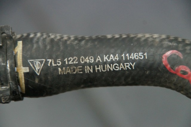 Radiator Hose 7L5122049A Porsche Cayenne 4.8 GTS Turbo 955 94810606903 ...