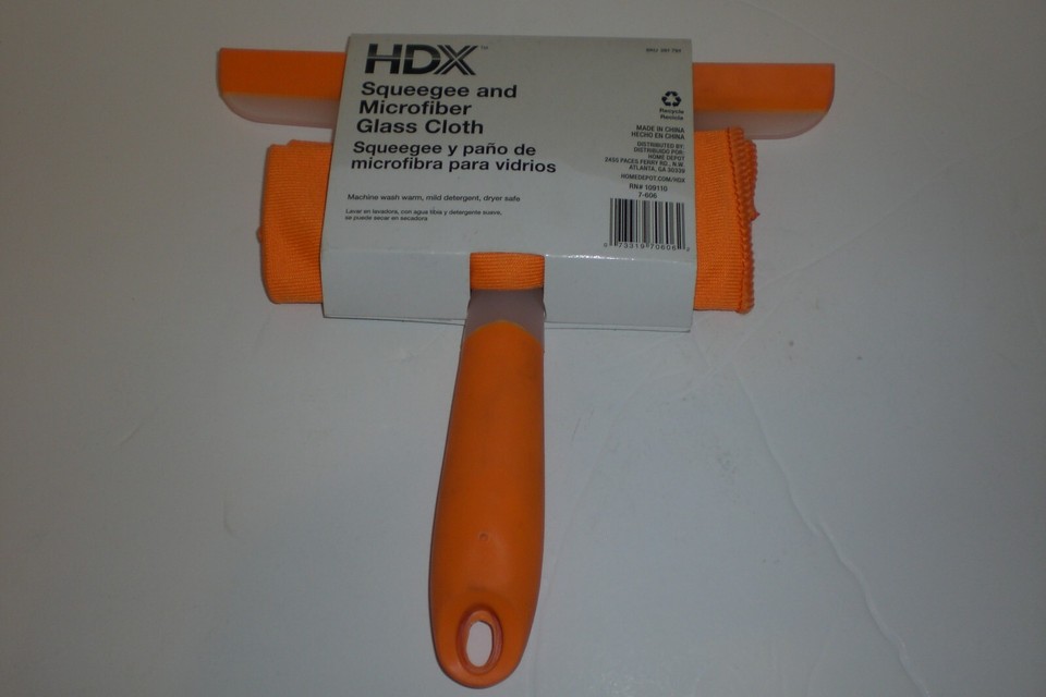 SQUEEGEE AND MICROFIBER GLASS CLOTH | eBay