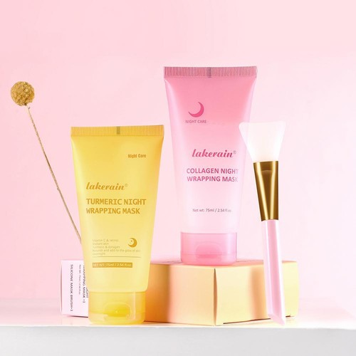 Turmeric & Collagen Night Wrapping Mask Deep Hydration Moisturizing ...