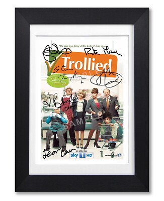 TROLLIED CAST SIGNED POSTER SKY TV SHOW SERIES SEASON PRINT PHOTO ...