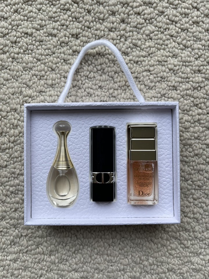 NEW! Dior Jadore EDP, Rouge 999 Lipstick, Prestige Advanced Serum ...