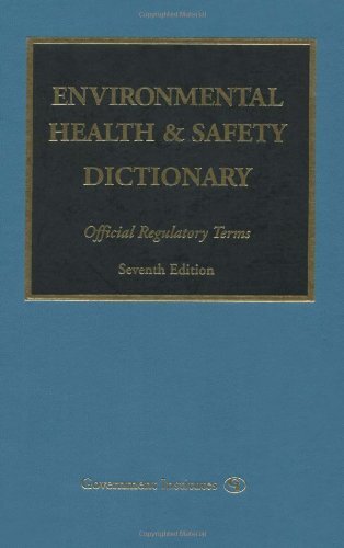 Environmental Health & Safety Dictionary (Hardback) (US IMPORT ...