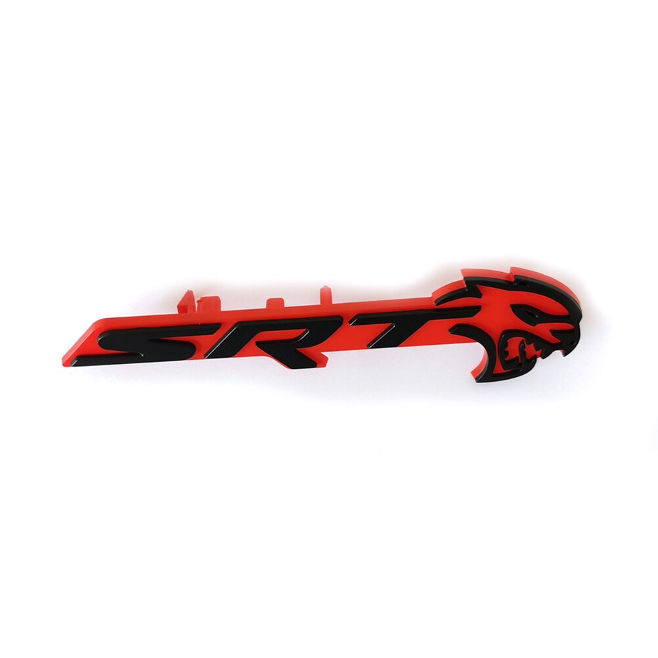 2015-2019 Challenger Red SRT HELLCAT Grille Emblem Badge for 68320442AC ...