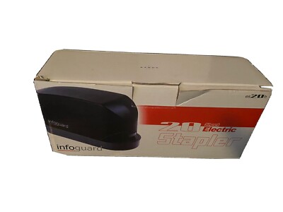 Infoguard 20 Sheet Electric Stapler Model # ES20H BRAND NEW | eBay