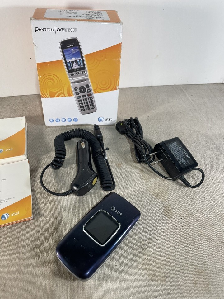 Pantech Breeze II - Blue (AT&T) Cellular Phone in box Doesn't Hold A ...