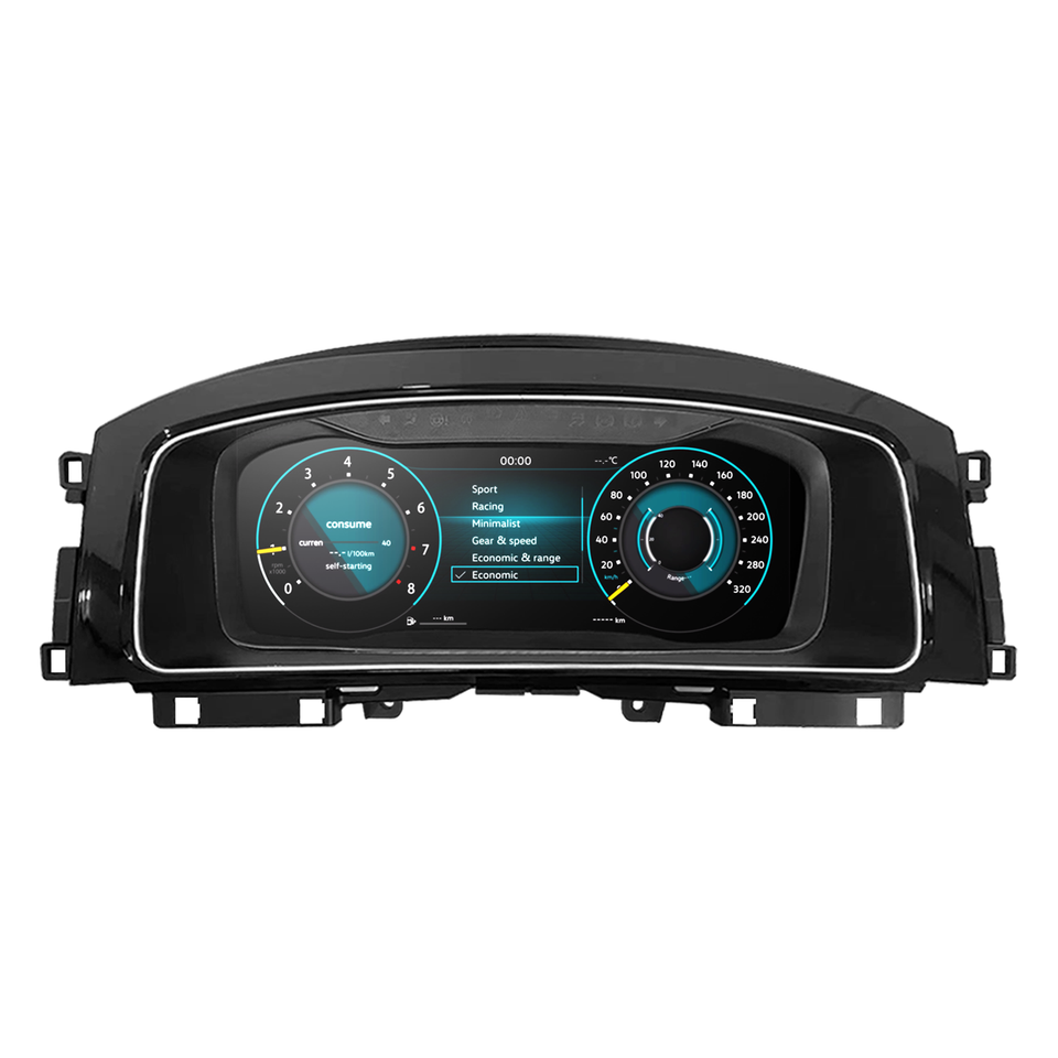 LCD Digital Cluster Dashboard Instrument Kit For Volkswagen Golf 7/7.5 ...