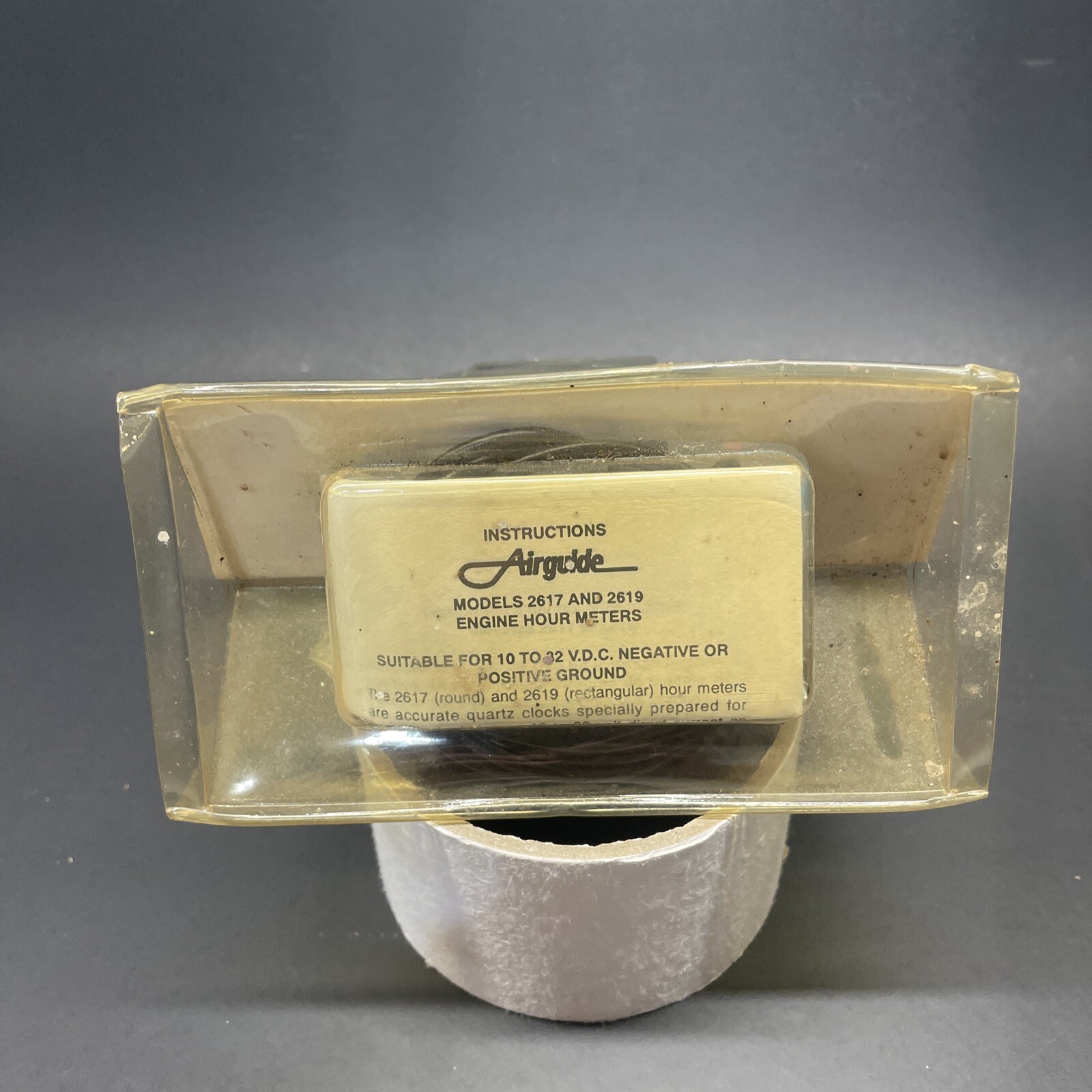 Airguide Marine Engine Hour Meter DC 8-32 Volt Model 2619C Unopened USA ...