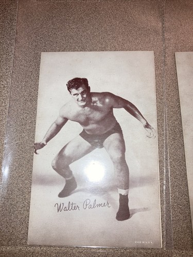 Lot 4 Wrestler Arcade Cards Walter Palmer Hans Schmidt Verne Gagne ...
