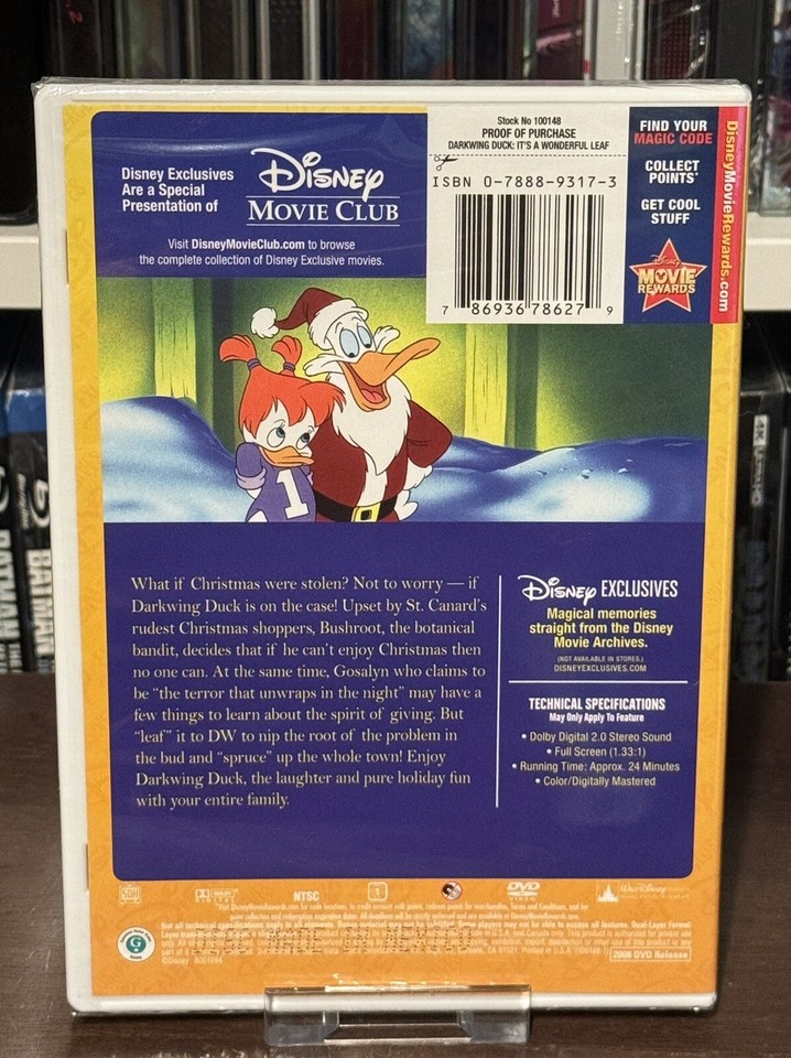 Darkwing Duck - Its A Wonderful Leaf (DVD 2008) Brand New Factory ...