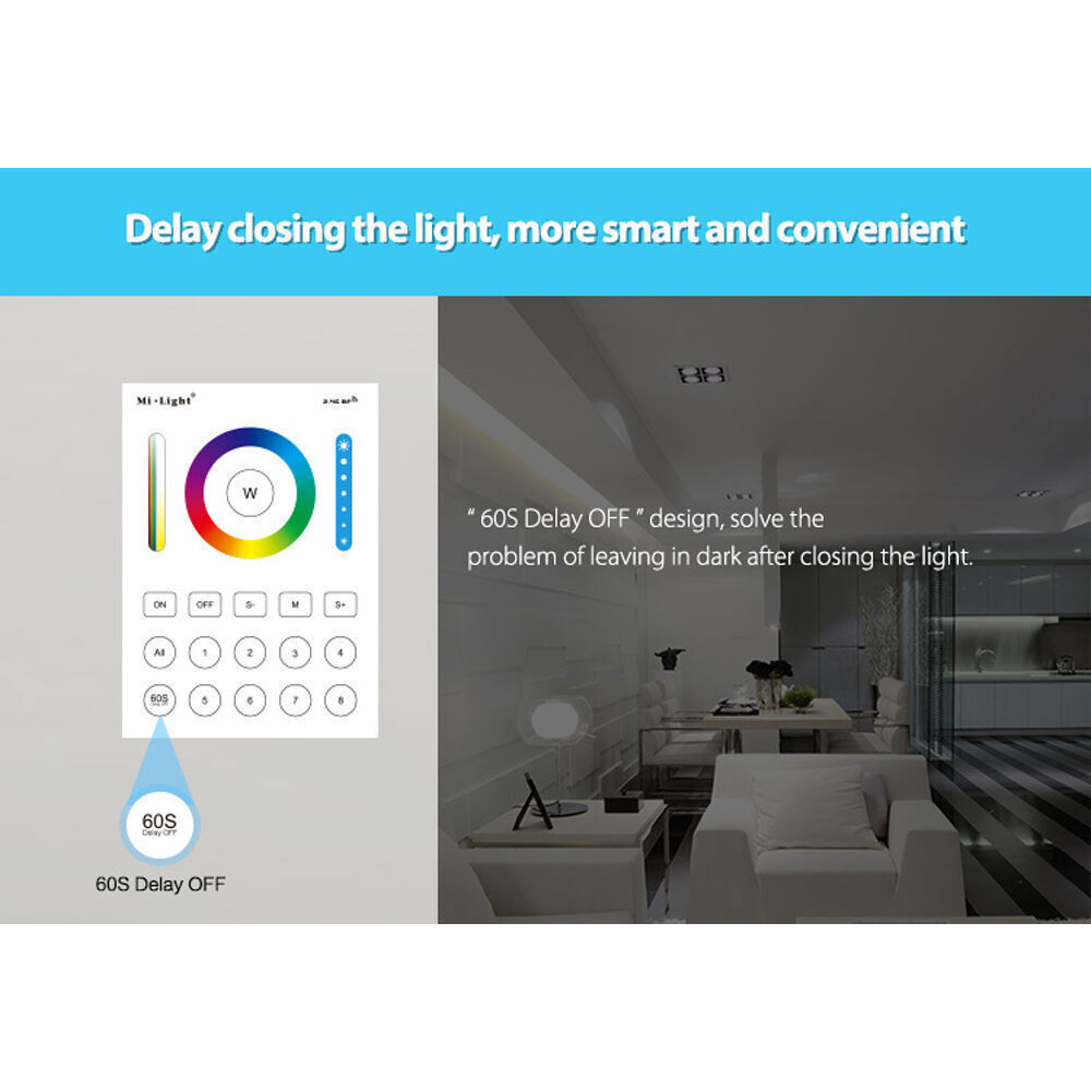 Mi Light RF 2.4G LED Strip Remote Control Dimmer CCT RGB RGBW RGBCCT ...