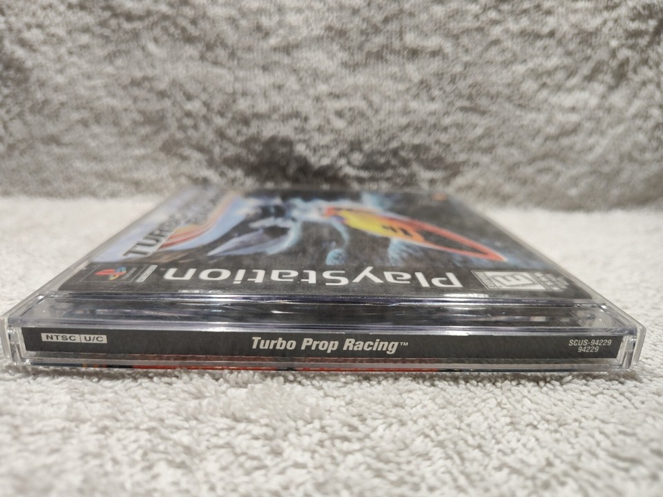 Turbo Prop Racing (PS1, 1998) *CIB w/ Reg Card* VGC* Black Label* FREE ...