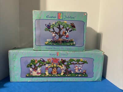 2- Different Easter Jubilee Easter Bunny Tree House Designed by Jaimy ...