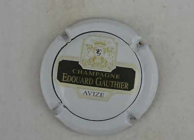 capsule champagne edouard GAUTHIER blanc noir et or | eBay