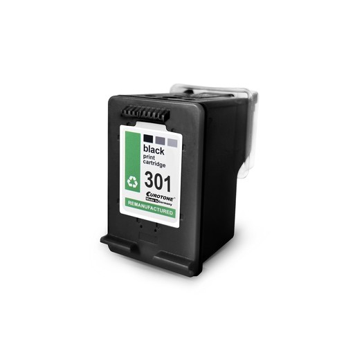 Eurotone Pro Encre NOIRE Pour HP DeskJet 2550 2512 3056 1055 2514 3052 ...