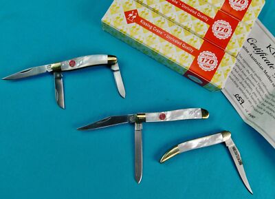 Set 3 Kissing Crane Limited #59/100 Folding Knife Trapper Toothpick ...