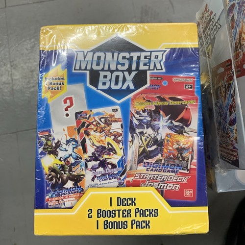 Digimon Card Game Monster Box Starter Deck & 2 Booster Packs 1 Bonus ...