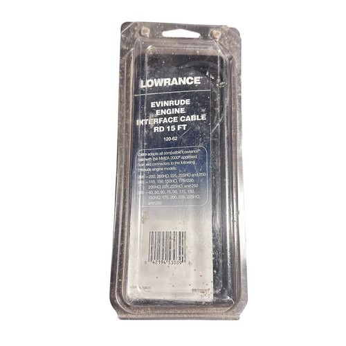 Lowrance 120-62 Evinrude Engine Interface Cable RD 15 FT NMEA 2000 ...