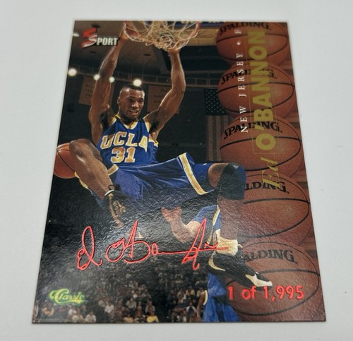 1995 Classic 5 Sport - #S8 Ed O'Bannon (RC) Ucla Bruins, # 1/1995, Red ...