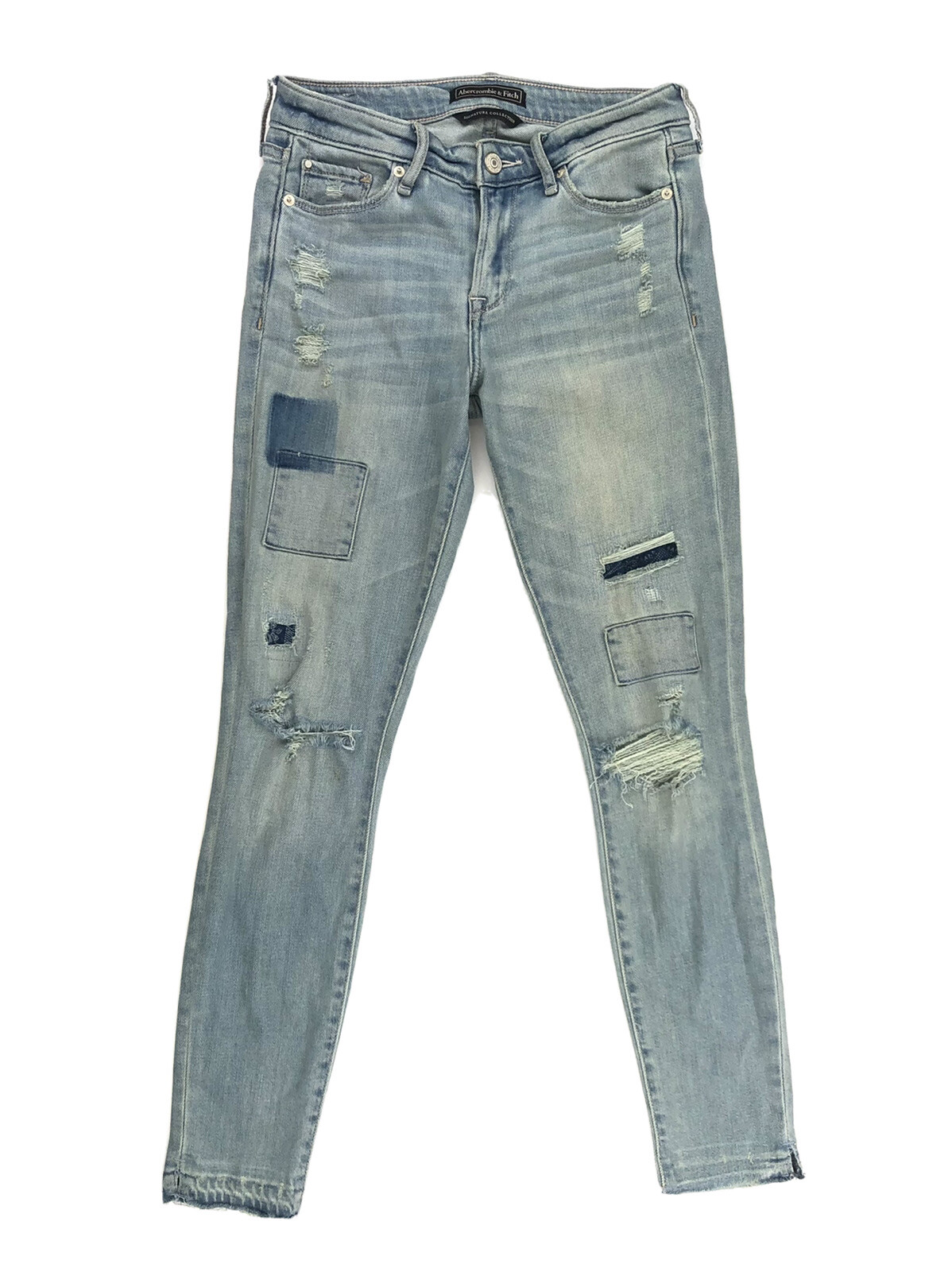 Abercrombie Fitch Signature Collection Jeans Skinny Size 25 Distressed ...