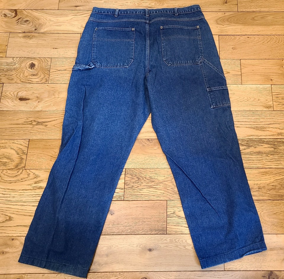 LL Bean Carpenter Pants Jeans. Men's 40x 34 (hemmed to 30.5 inseam ...