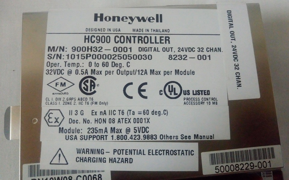 HONEYWELL 900H32-0001 HC900 DIGITAL OUTPUT MODULE 32 POINT 24VDC | eBay