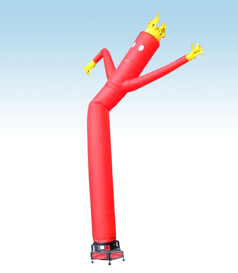 Advertising Inflatable Tube Man 18ft Red Blow Up Wavy Fly Guy With ...
