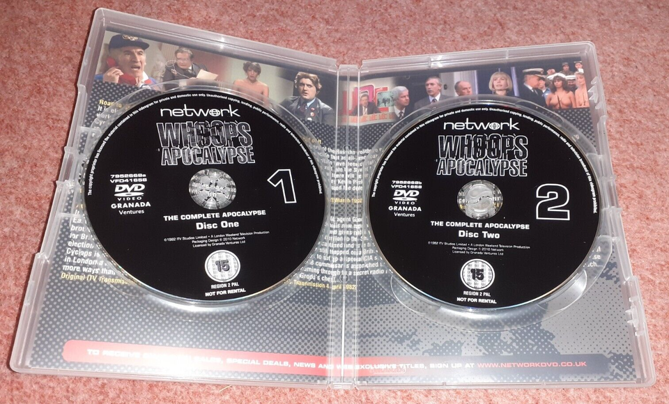 Whoops Apocalypse, The Complete Apocalypse Series Rare UK DVD John ...