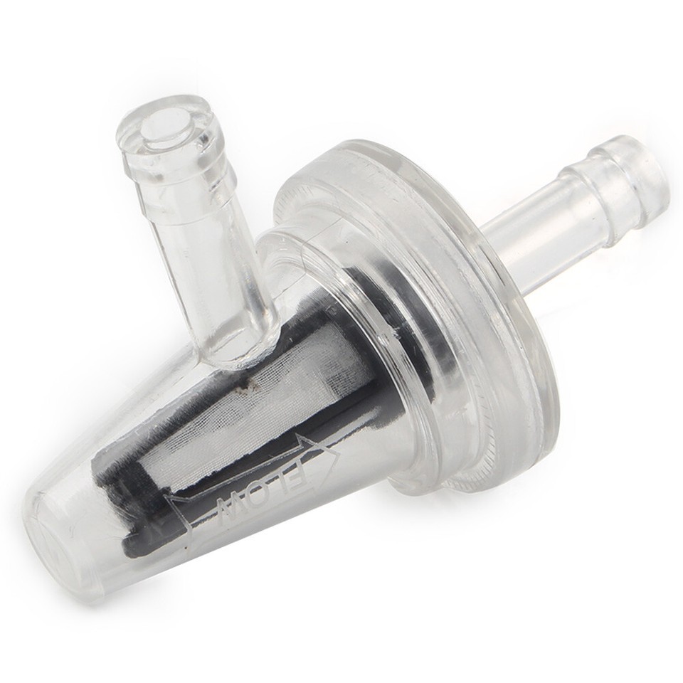Gas Right Angle Fuel Filter For Yamaha ATV DIRT BIKE Clear Inline 1/4 ...