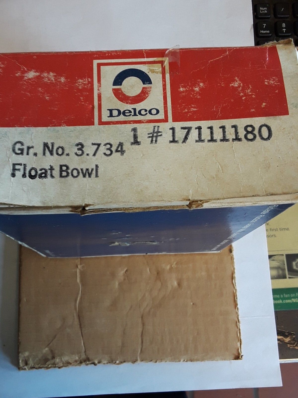 2rocheste2 barrel carb Float Bowls Dual Jet Part Number NOS GM ACDelco ...