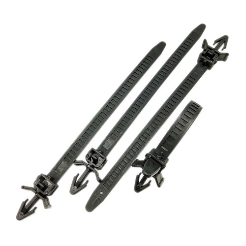 50xCar Line Cable-Ties Zip Wrap Push Rivet Clip Wiring Loom Harness ...