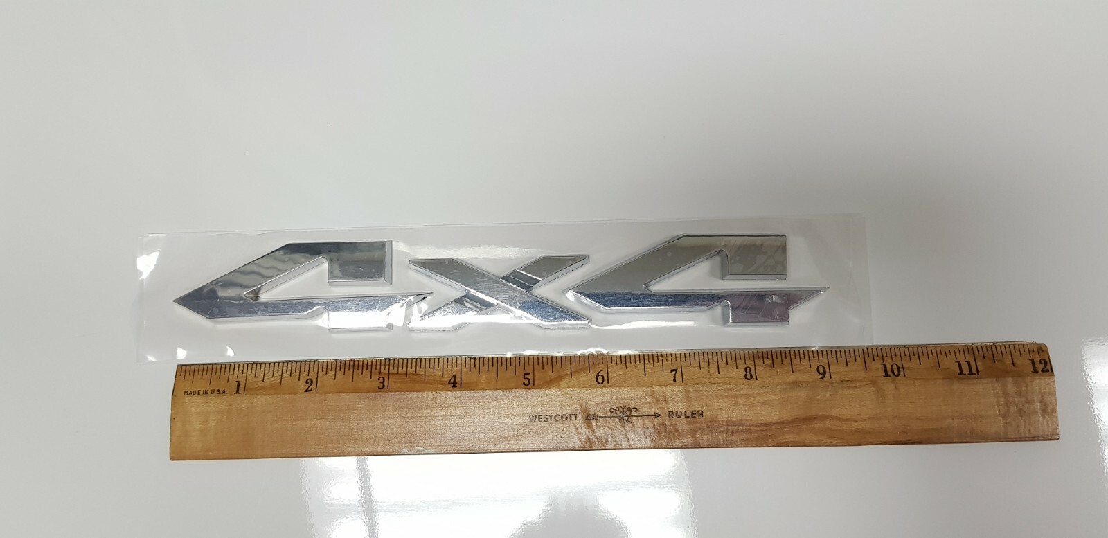 New Chrome 4x4 Rear Tailgate Nameplate Emblem Badge Fit 2019-2022 Ram ...